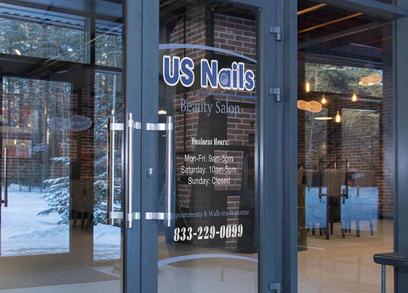 Window Decals – Nails Salon – Printing for Nails Salon